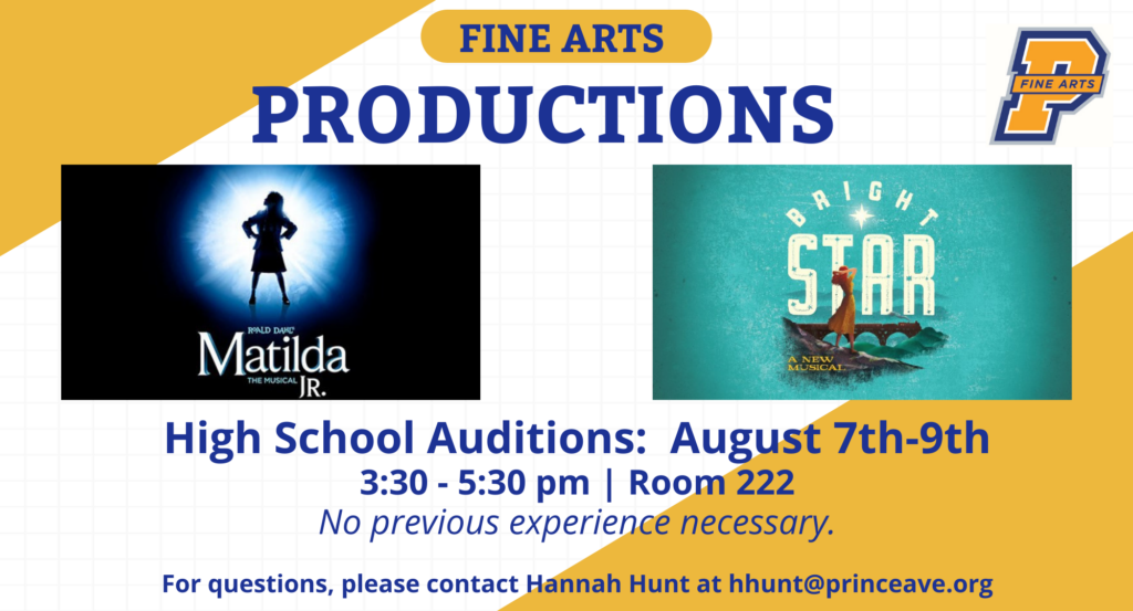 Back to School Information - Prince Avenue Christian School