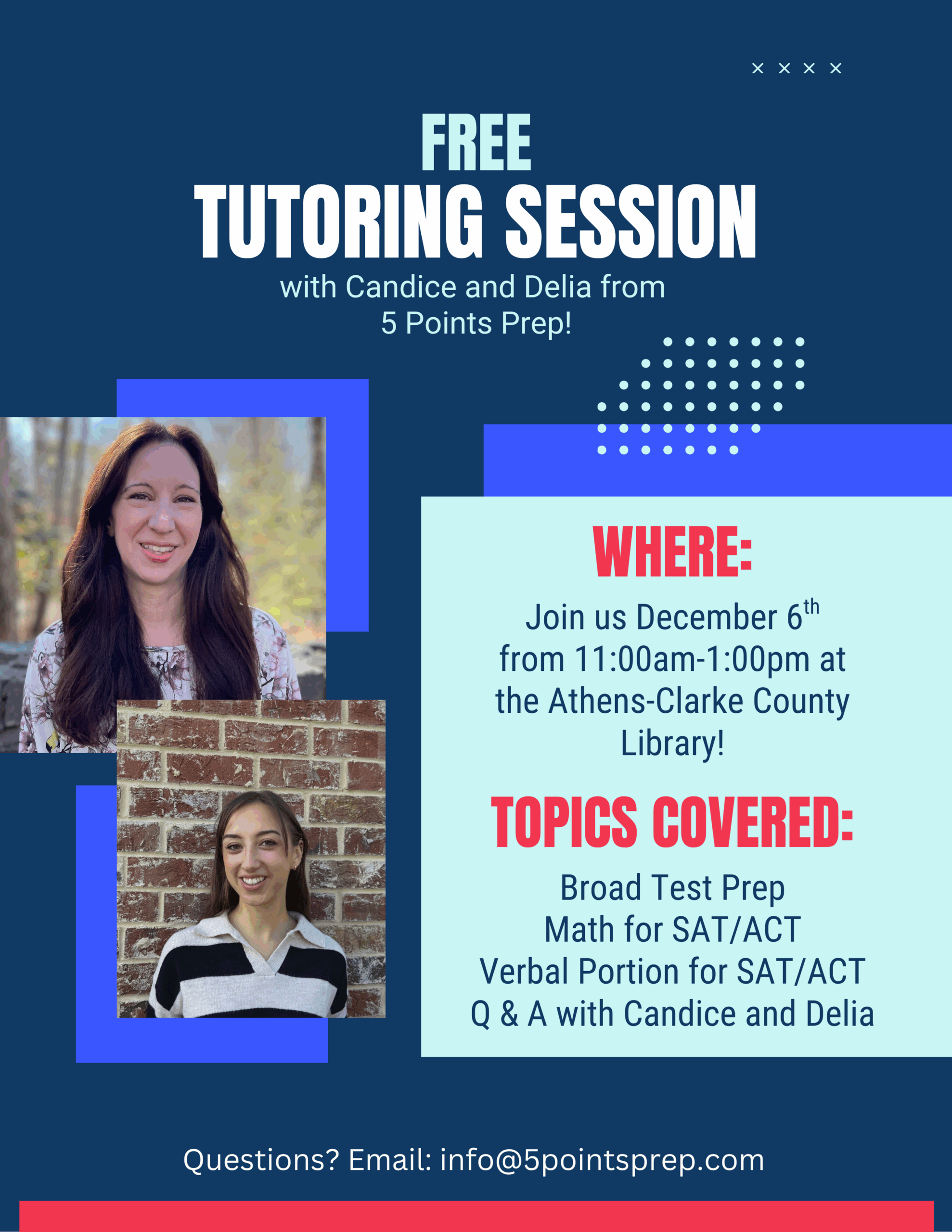 5 Points Prep to offer FREE SAT/ACT test prep! - Prince Avenue ...